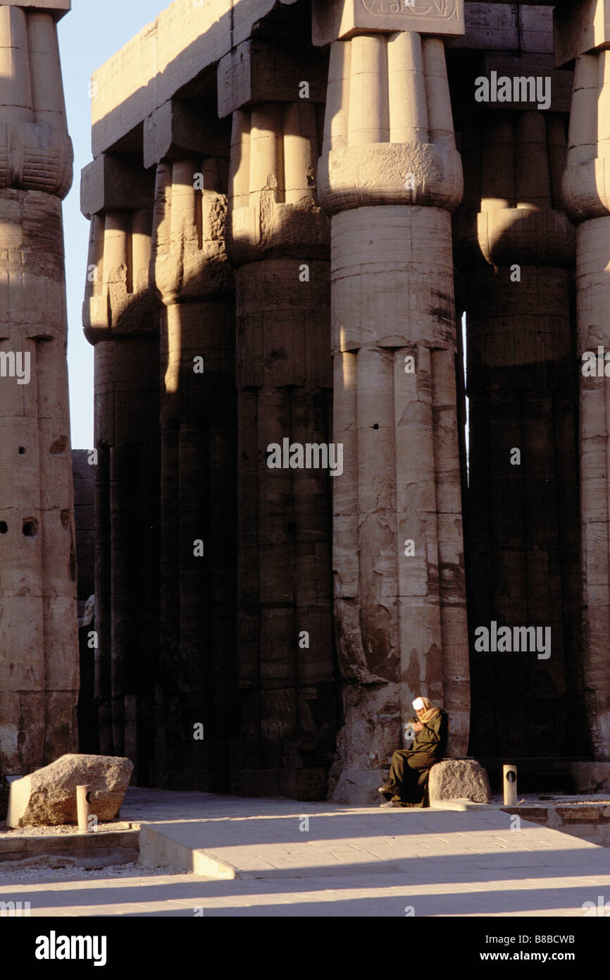 Outside Luxor Temple, Luxor, Egypt Stock Photo - Alamy