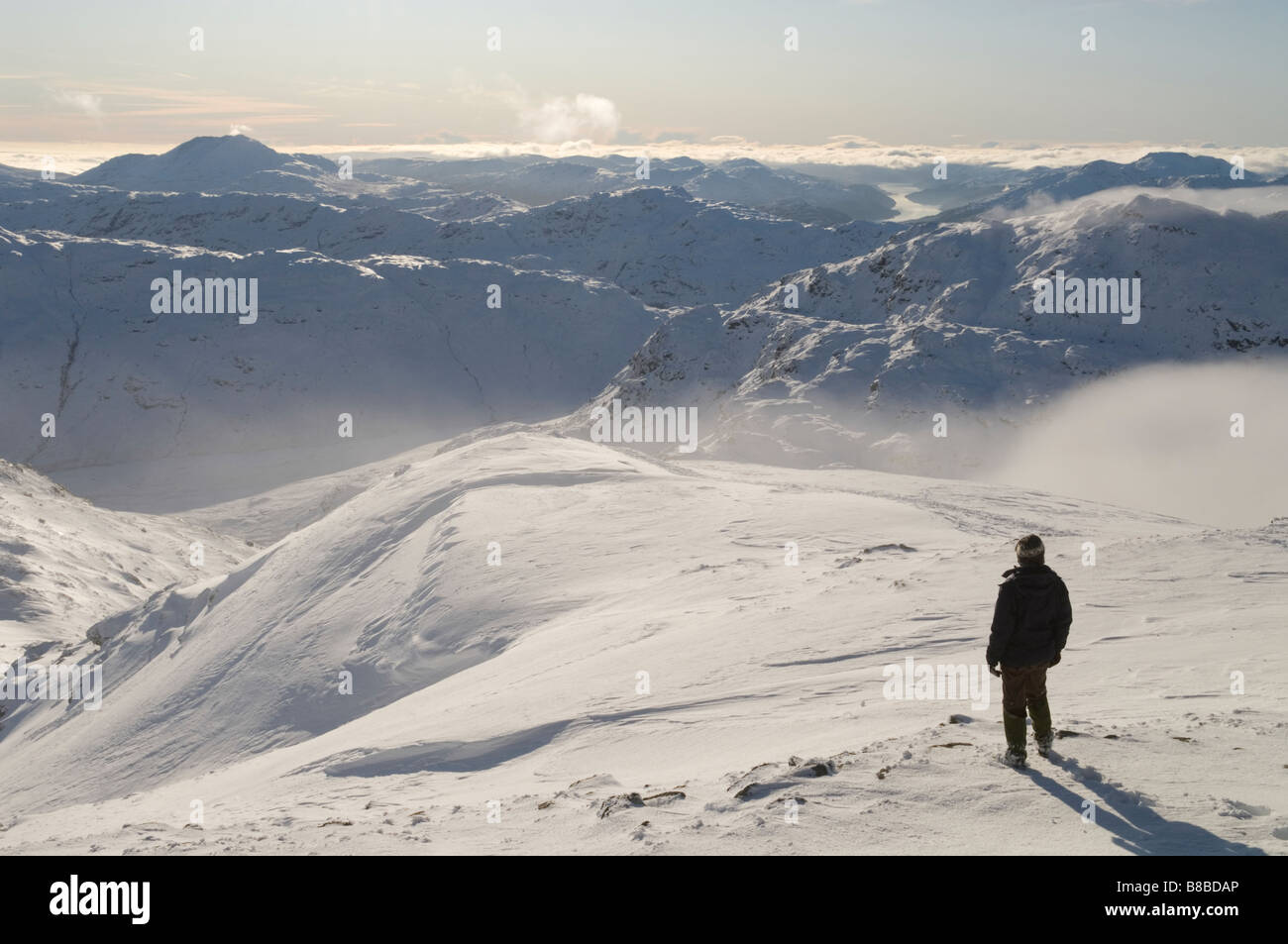 Woman hill walker frozen hi-res stock photography and images - Alamy