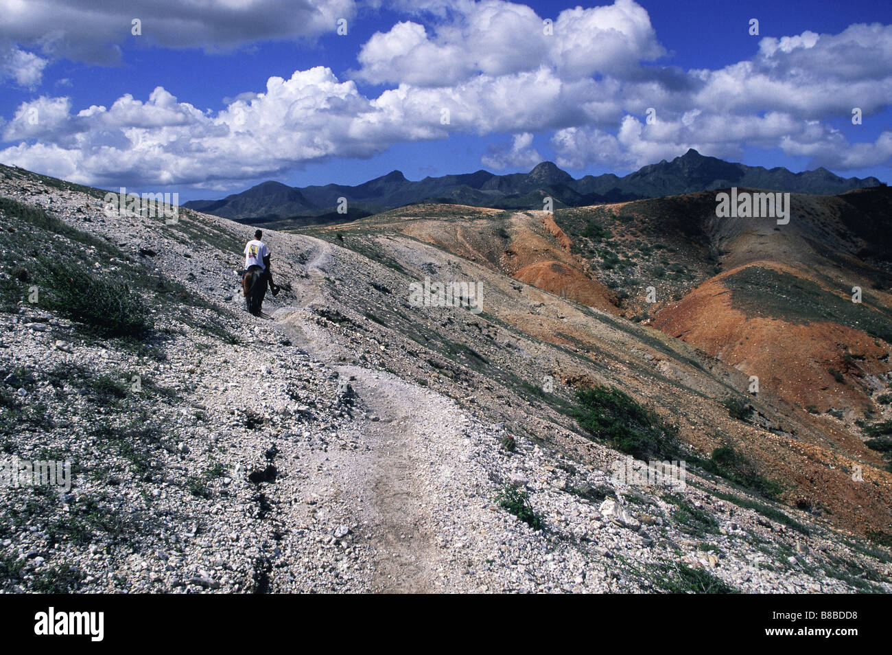Imageworks Photographic; Man Riding Horse Mountains Isla Margarita ...