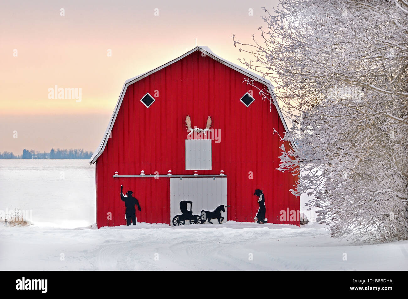 Ranching snow canada hi-res stock photography and images - Alamy