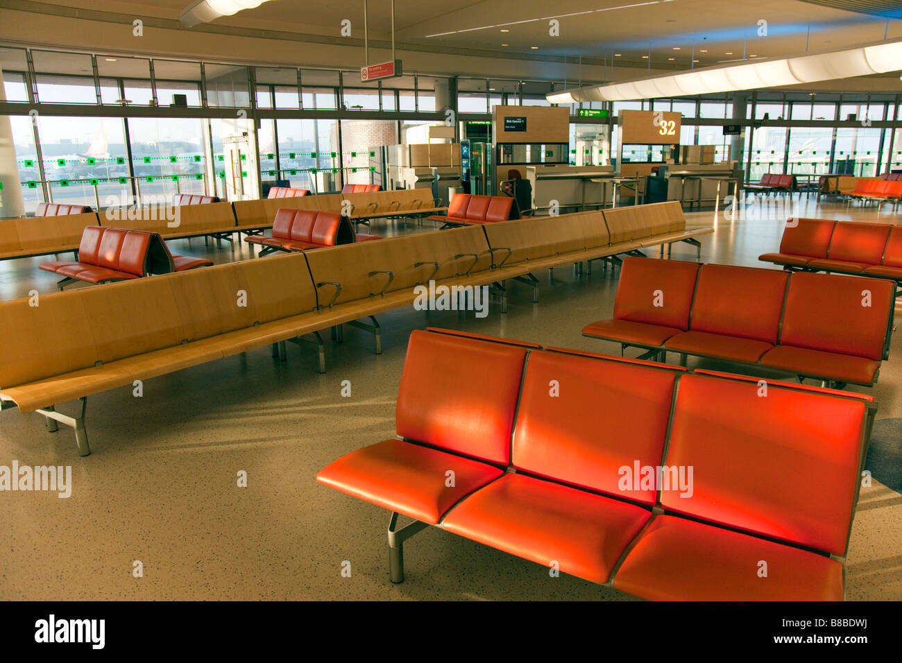 Departure and Arrival Gate, Gatwick Airport, London Stock Photo - Alamy