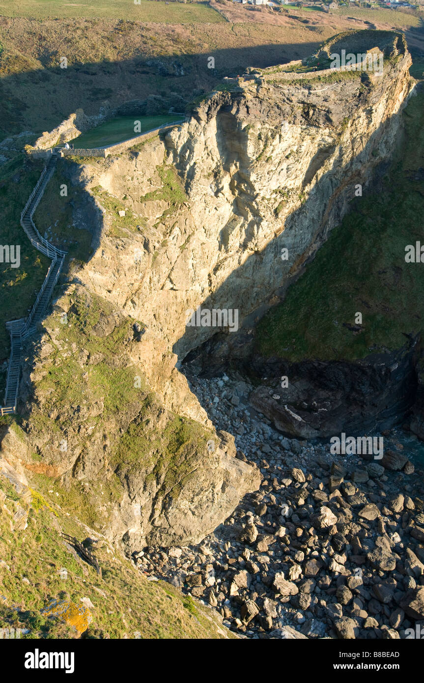 Mainland courtyard of Earl Richard of Cornwall's medieval castle 1233 ...