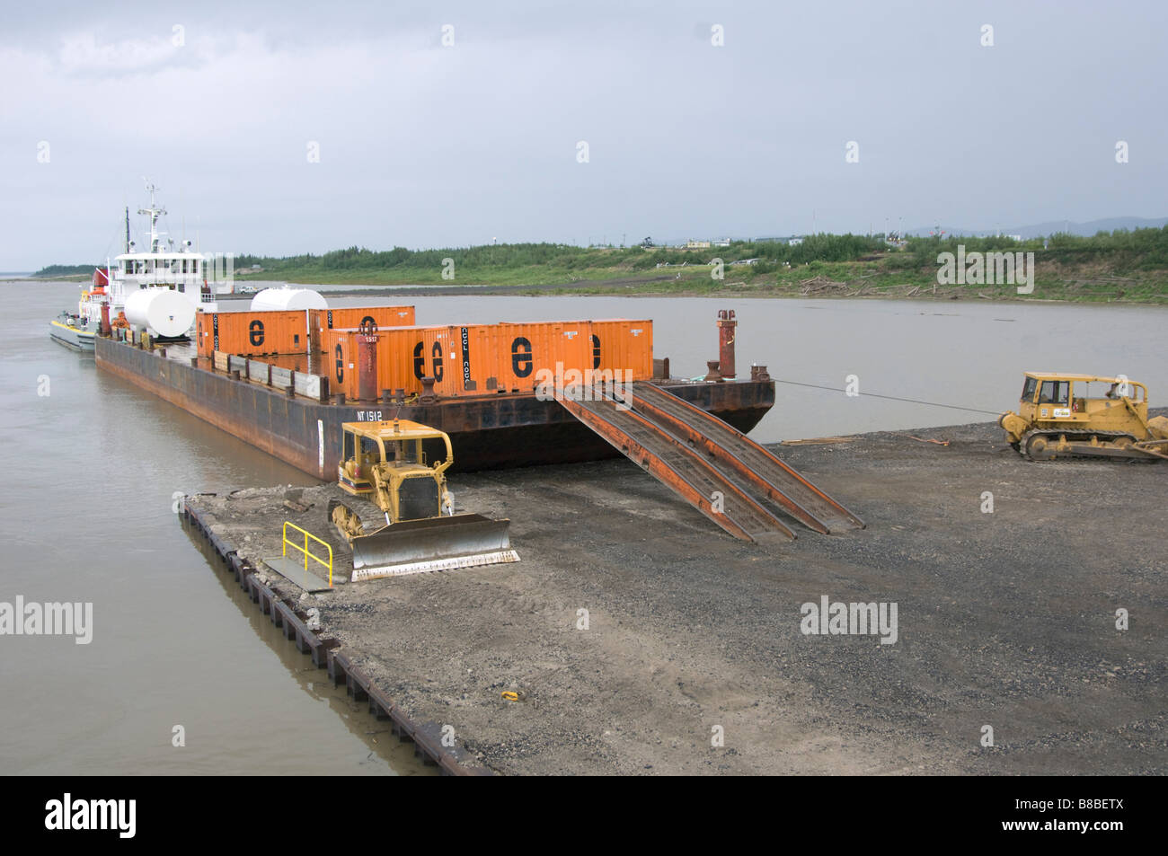 Mackenzie river barge hi-res stock photography and images - Alamy