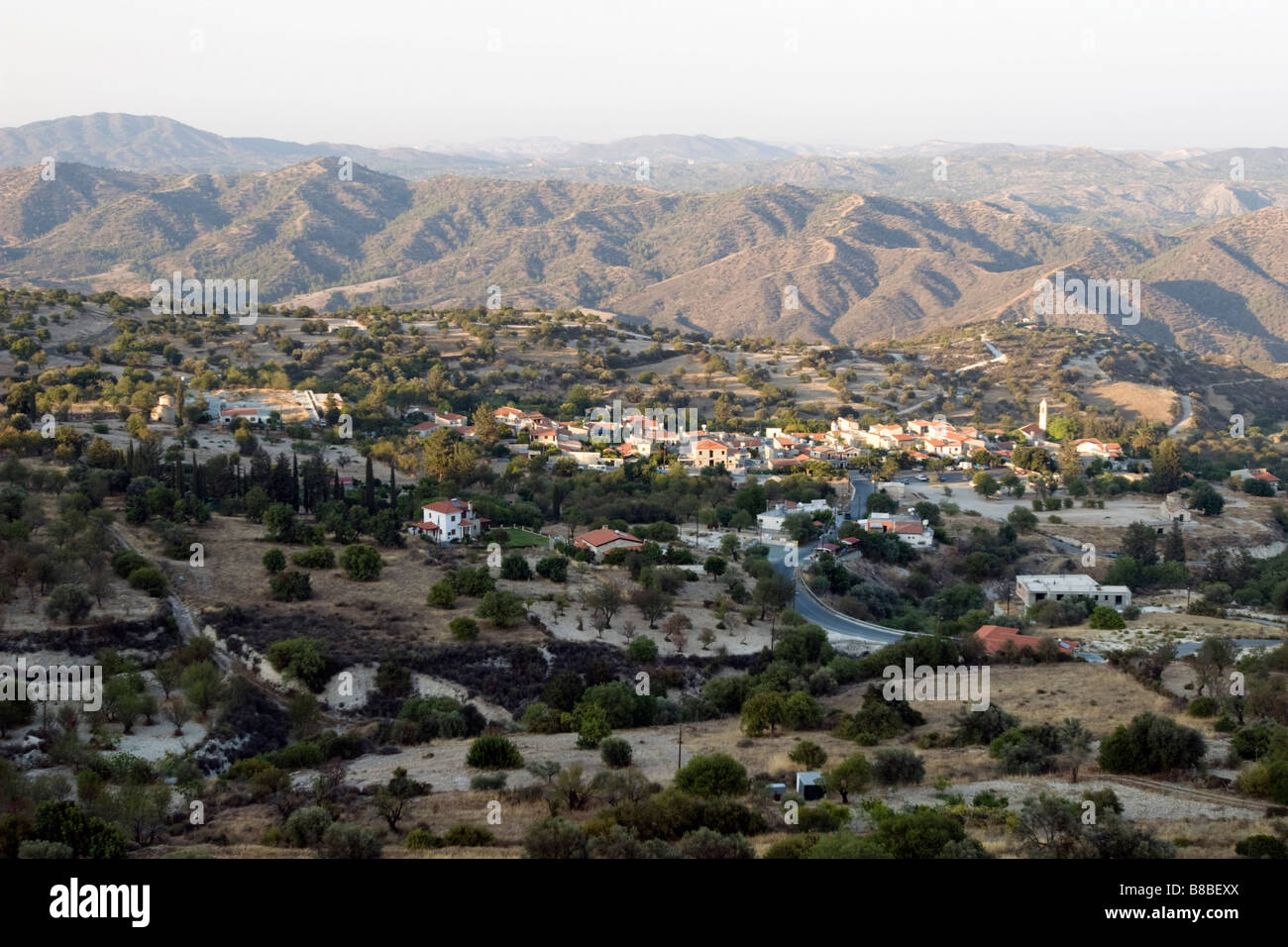 View of the city of Lefkara (Lower), South Cyprus Stock Photo - Alamy