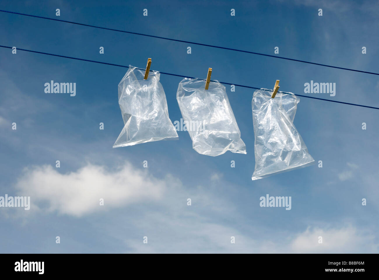 Drying plastic bags hi-res stock photography and images - Alamy
