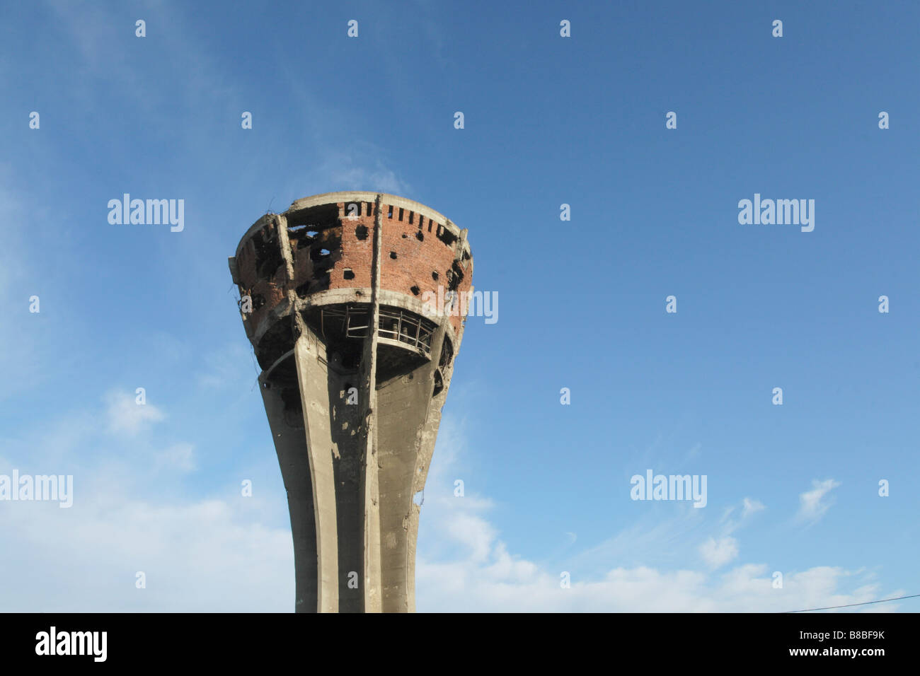 Damaged water tower hi-res stock photography and images - Alamy