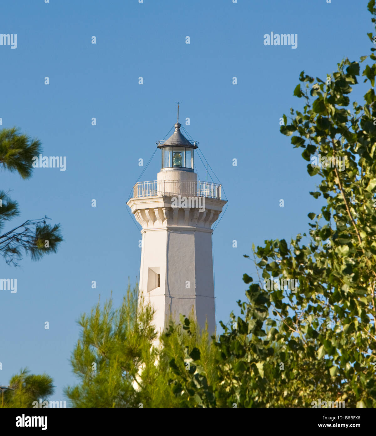 Lighthouse Torre Canne Puglia Italy Stock Photo - Alamy