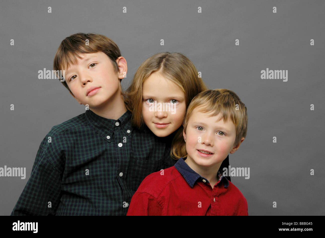 Portrait Siblings Stock Photo - Alamy