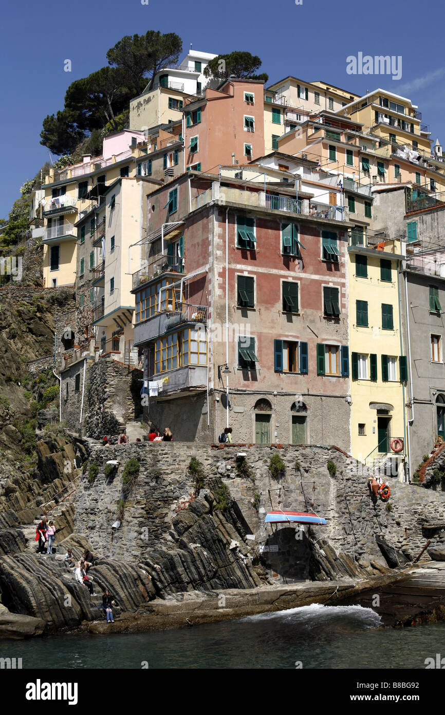 Cinque terre hillside towns hi-res stock photography and images - Alamy