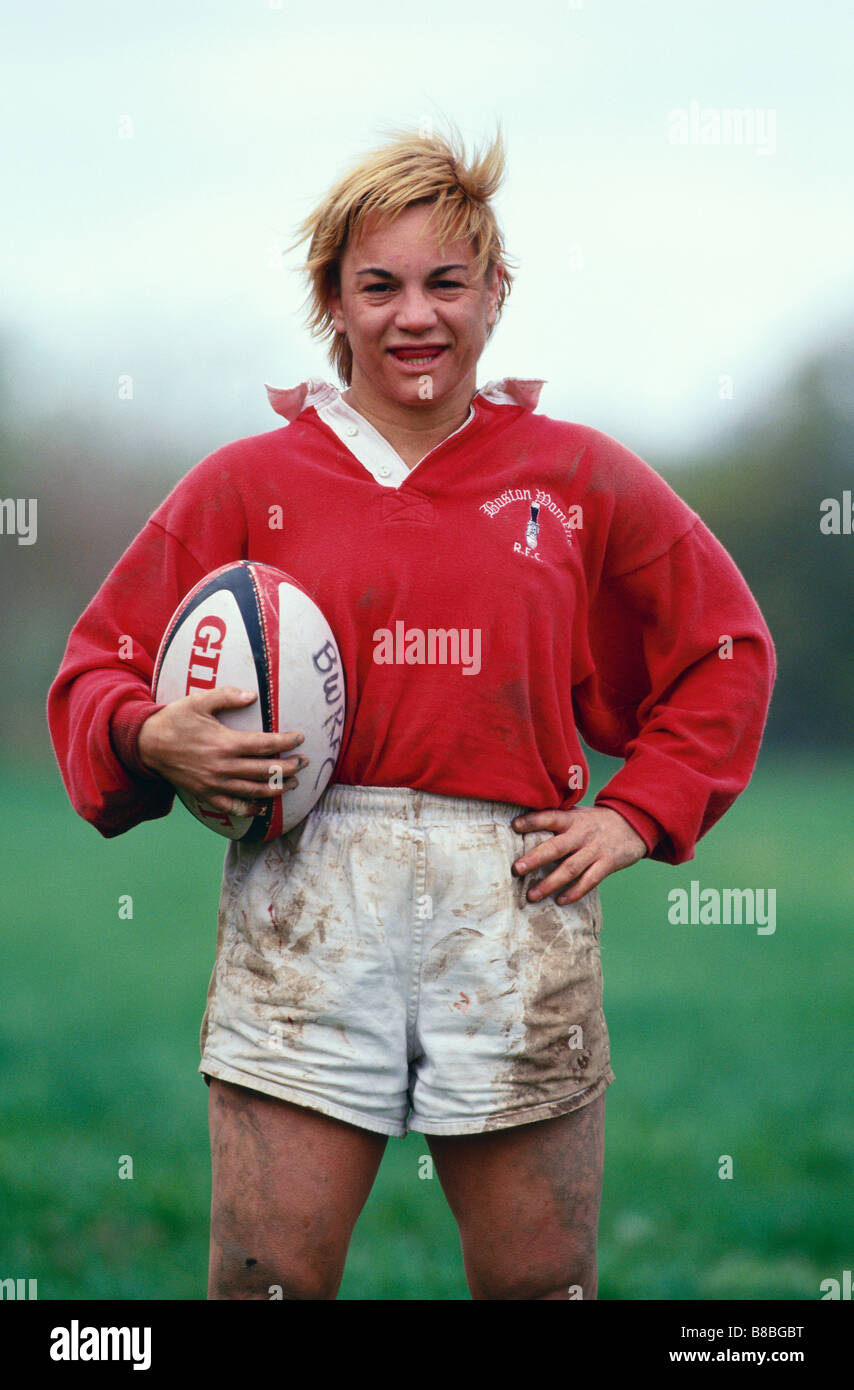 Female rugby player hi-res stock photography and images - Alamy