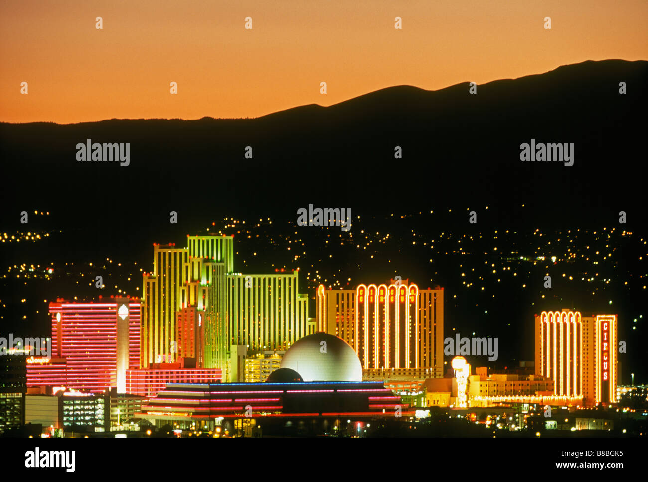 Reno nevada skyline hi-res stock photography and images - Alamy