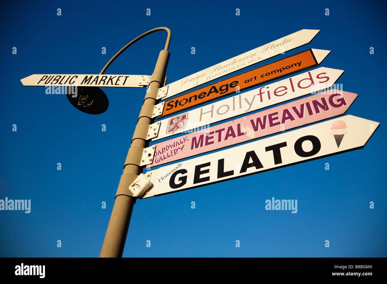 Granville island signage hi-res stock photography and images - Alamy