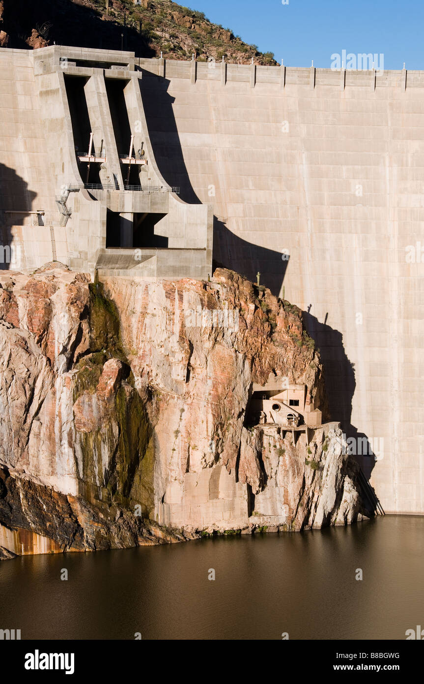 The Theodore Roosevelt Dam East of Phoenix Arizona Stock Photo - Alamy