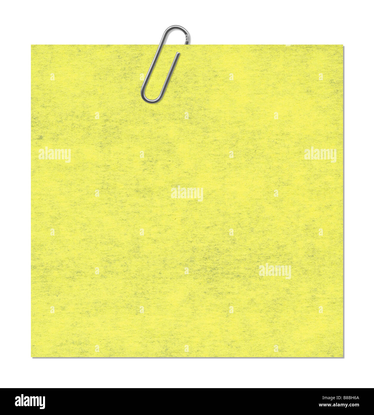 Textured sticker and the paper clip Stock Photo - Alamy