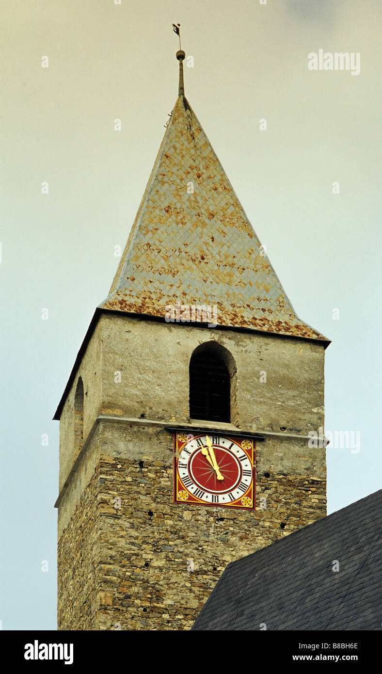 Tower of village church hi-res stock photography and images - Alamy