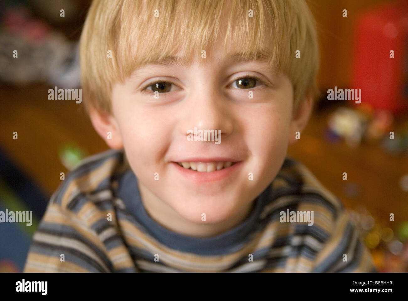 Portrait Young Boy Stock Photo - Alamy