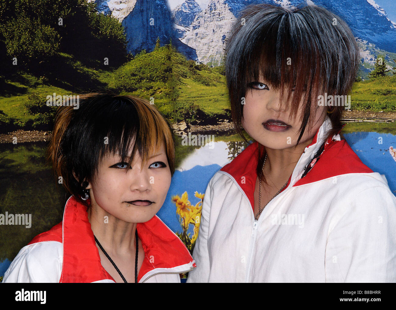 harajuku fashion in tokyo japan, youth girls wearing cosplay manga ...