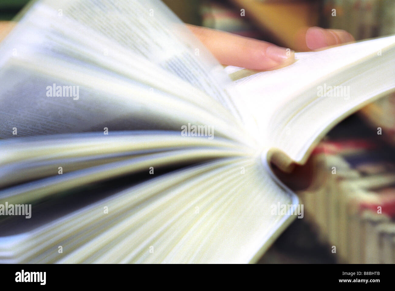 Blurred Image Pages Book Stock Photo - Alamy