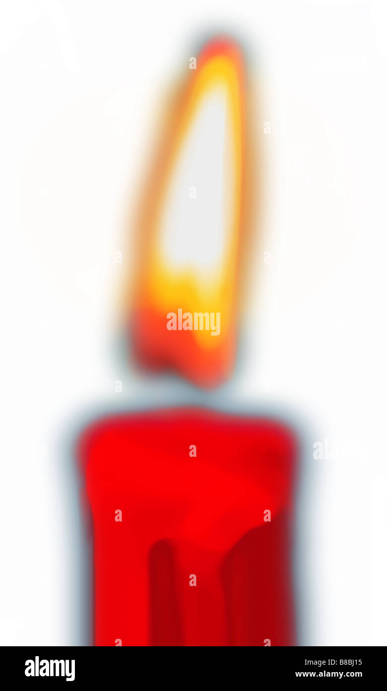 cut out illustration of a candle Stock Photo - Alamy