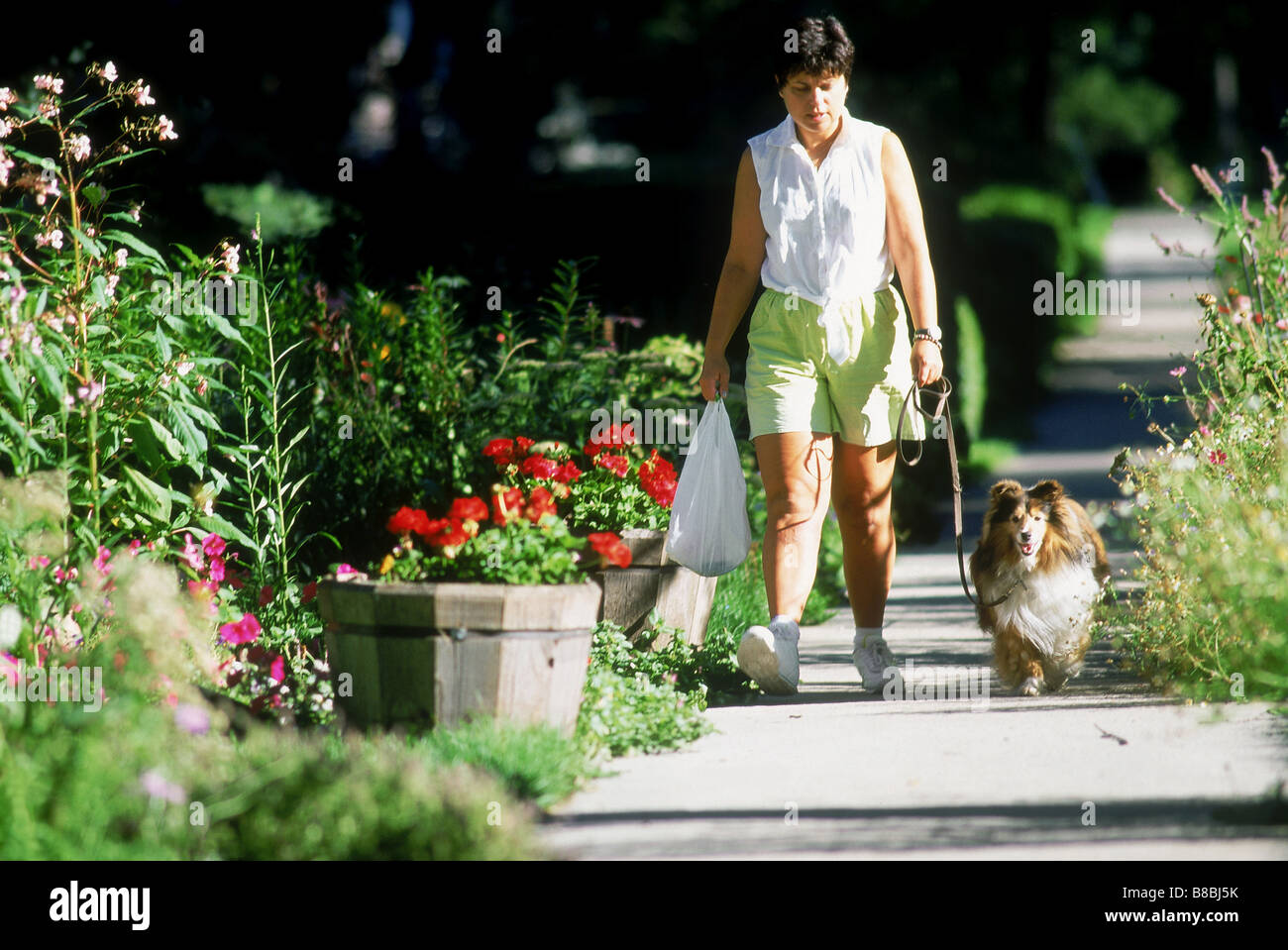 Women with dog hi-res stock photography and images - Alamy