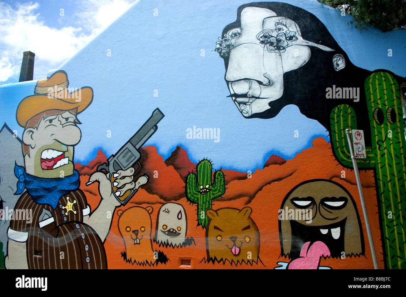 Western graffiti hi-res stock photography and images - Alamy