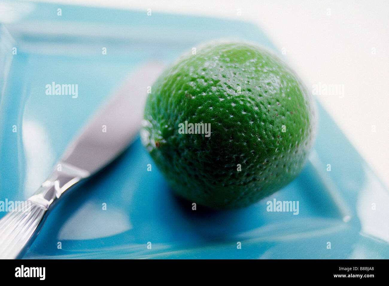 Lime knife on round hi-res stock photography and images - Alamy