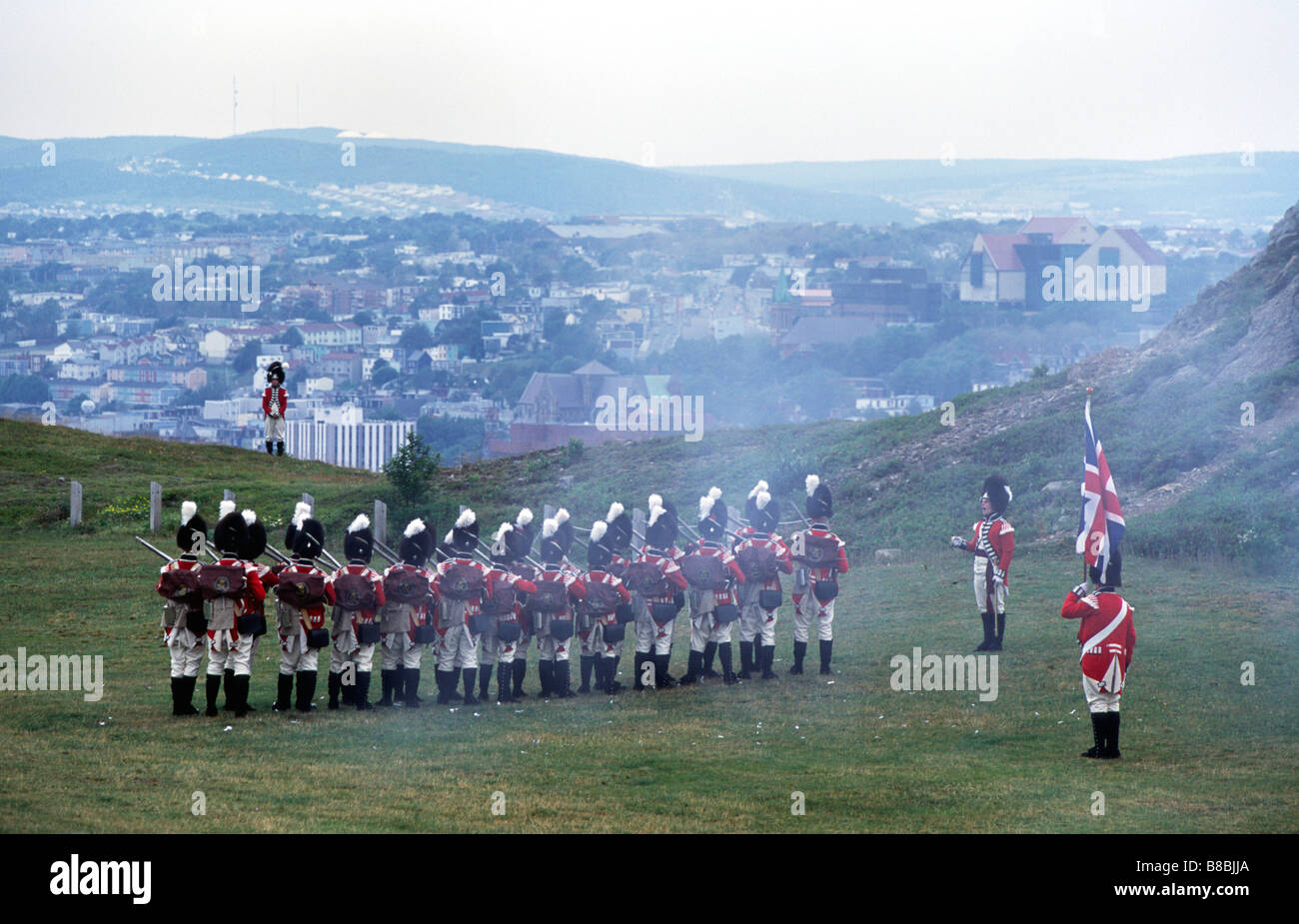 Military reenactment, St John's Newfoundland Canada Stock Photo - Alamy
