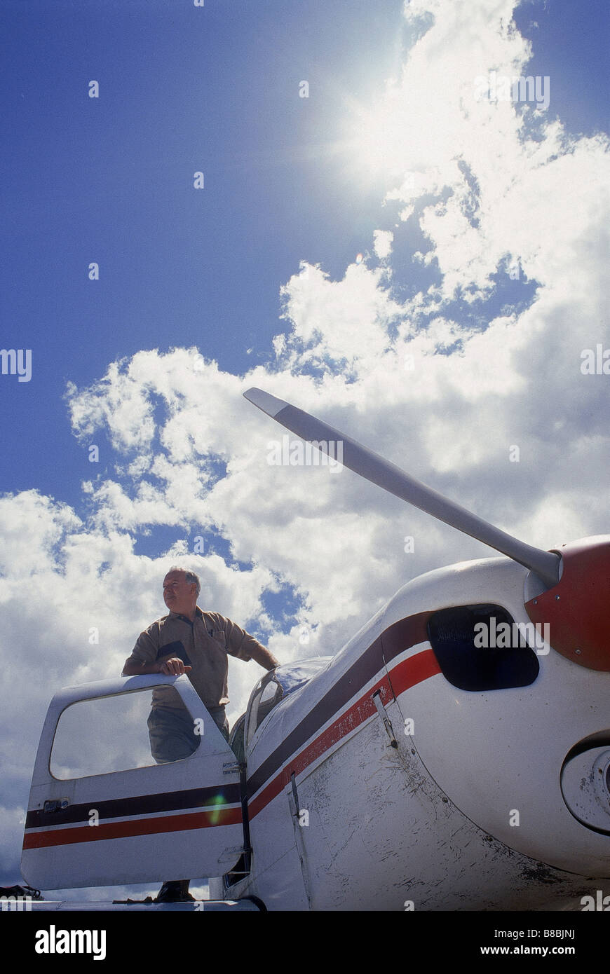 One man plane hi-res stock photography and images - Alamy