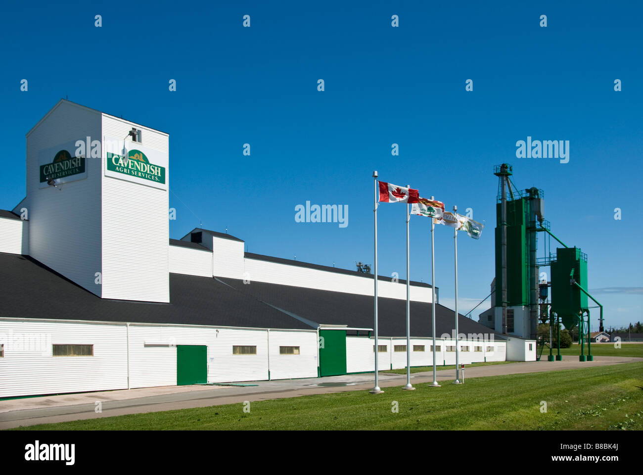 Cavendish potato factory near Highway 2, Confederation Trail, Prince ...