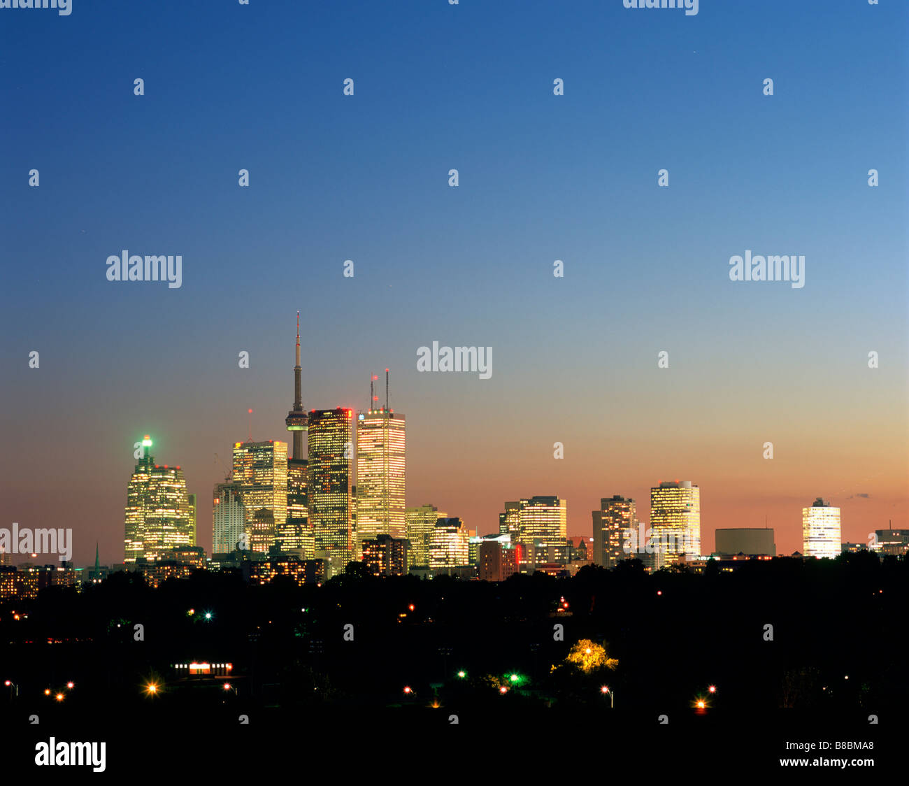 Toronto Skyline from North End, Toronto,Ontario Stock Photo - Alamy