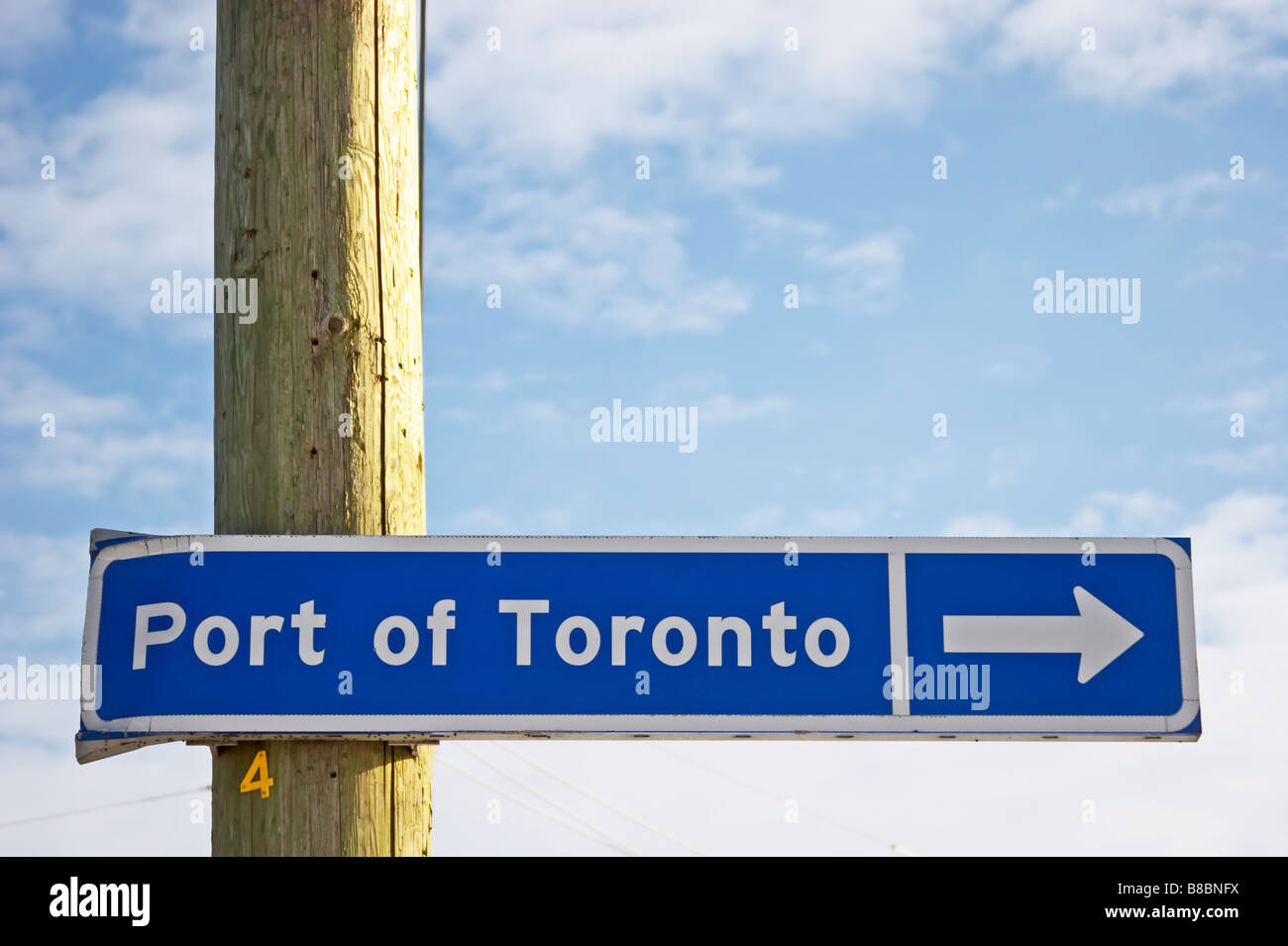 Port Toronto Sign, Toronto,Ontario Stock Photo - Alamy