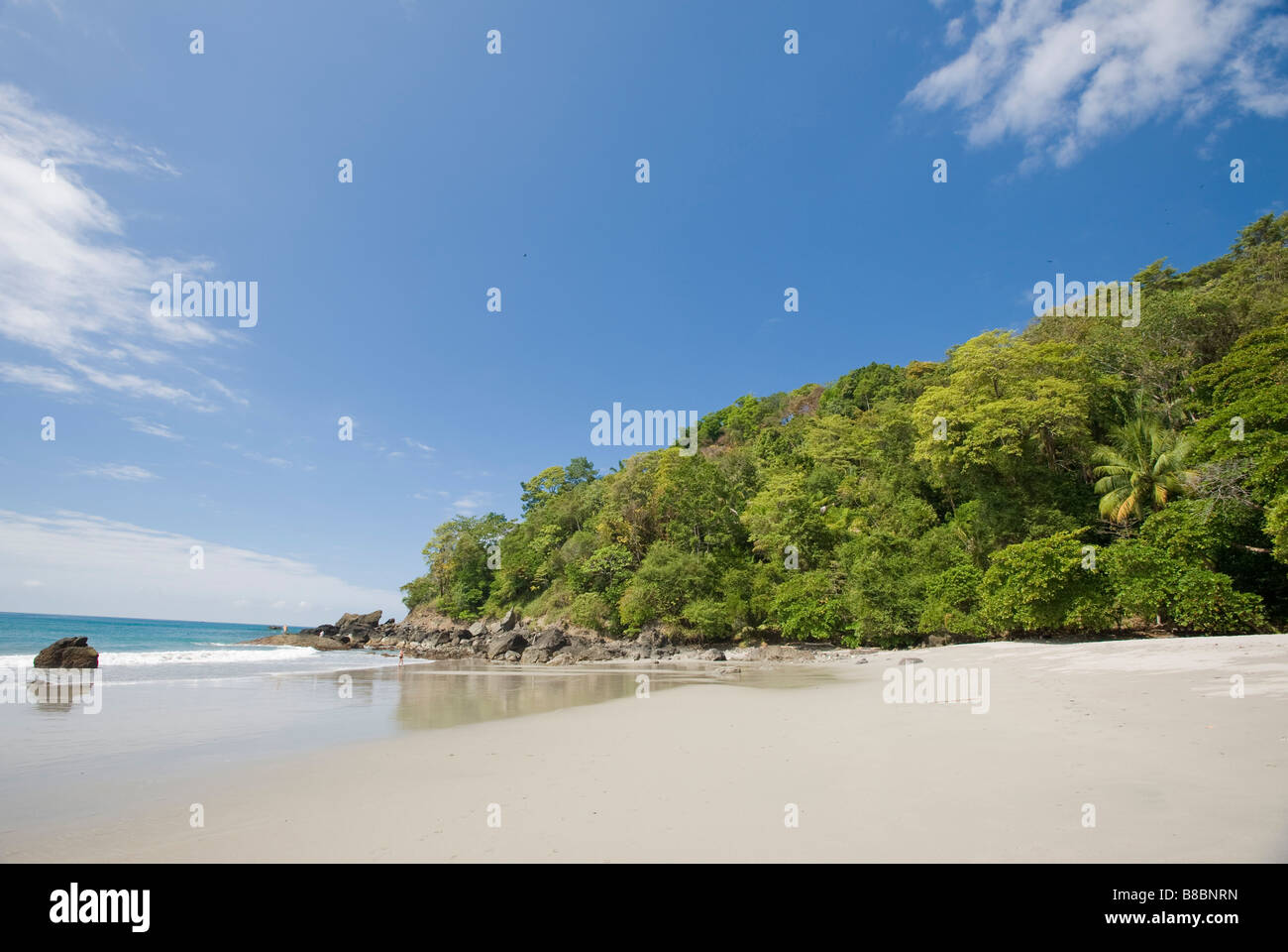 A beautiful beach in Quepos, Costa Rica on the Pacific Ocean Stock ...
