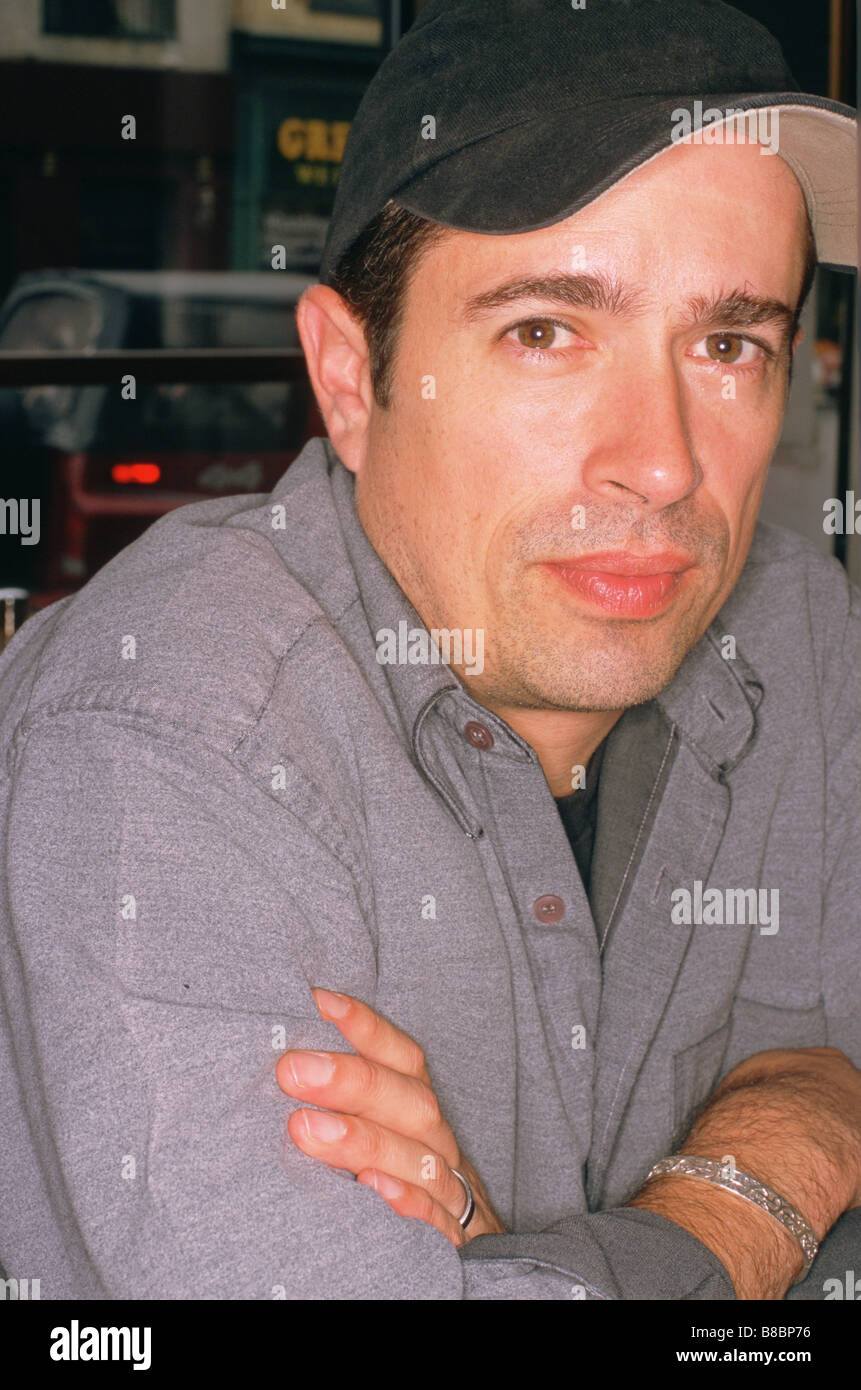 Portrait Man Baseball Cap Stock Photo - Alamy