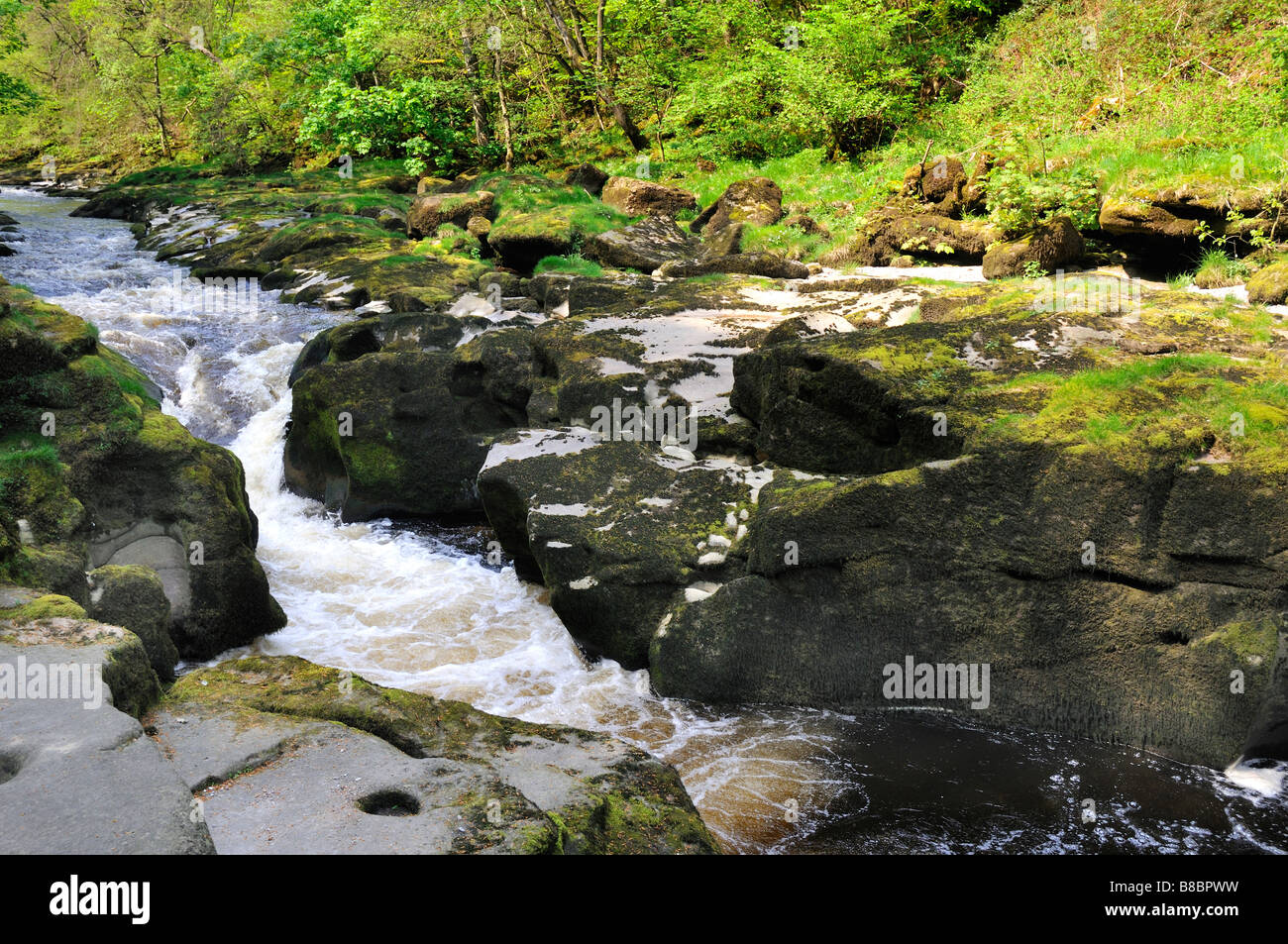 The Deadly but Deceptively Beautiful Strid Waterfall in the valley of ...