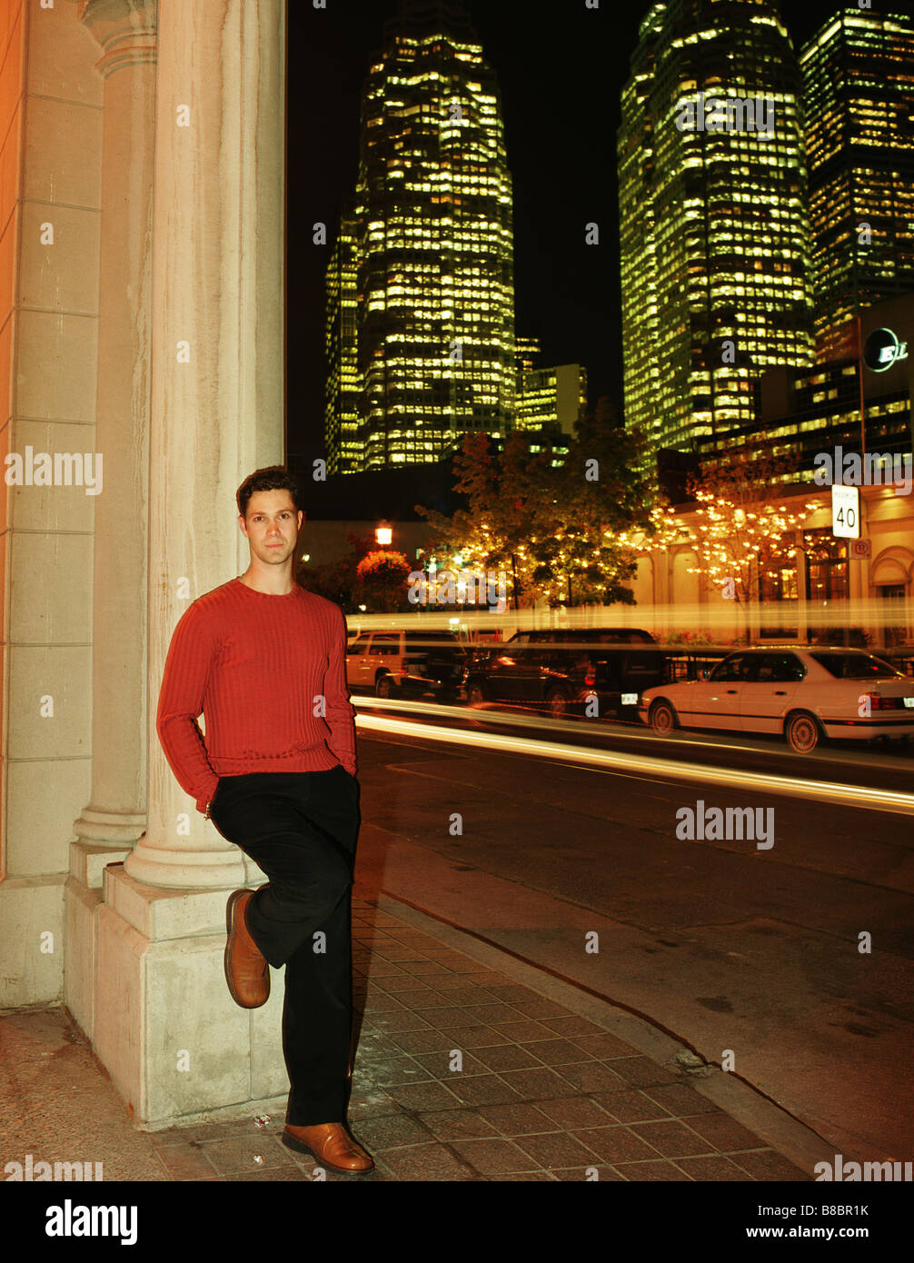 Young Man Downtown Toronto,Ontario Stock Photo - Alamy