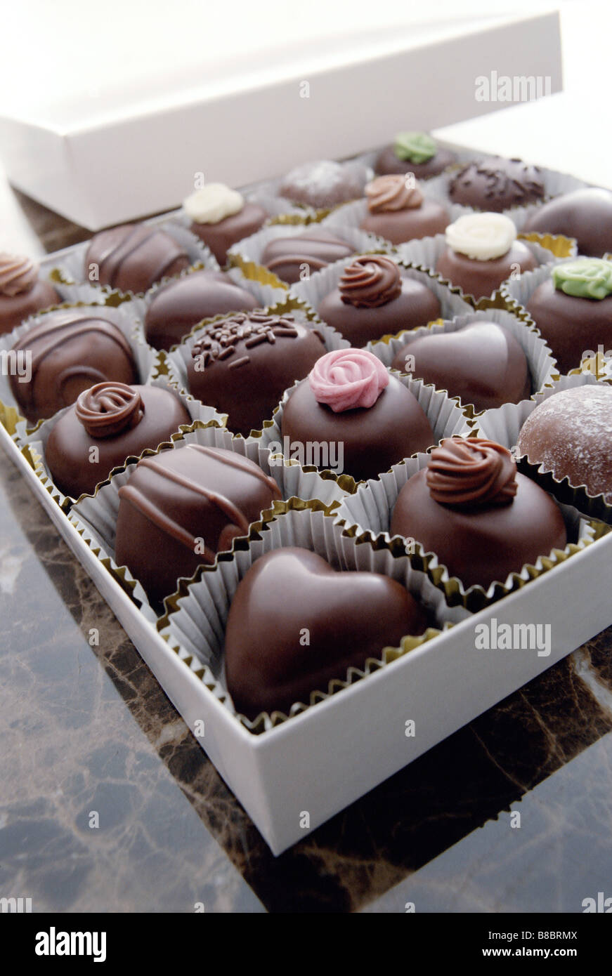 Box Chocolates Stock Photo - Alamy