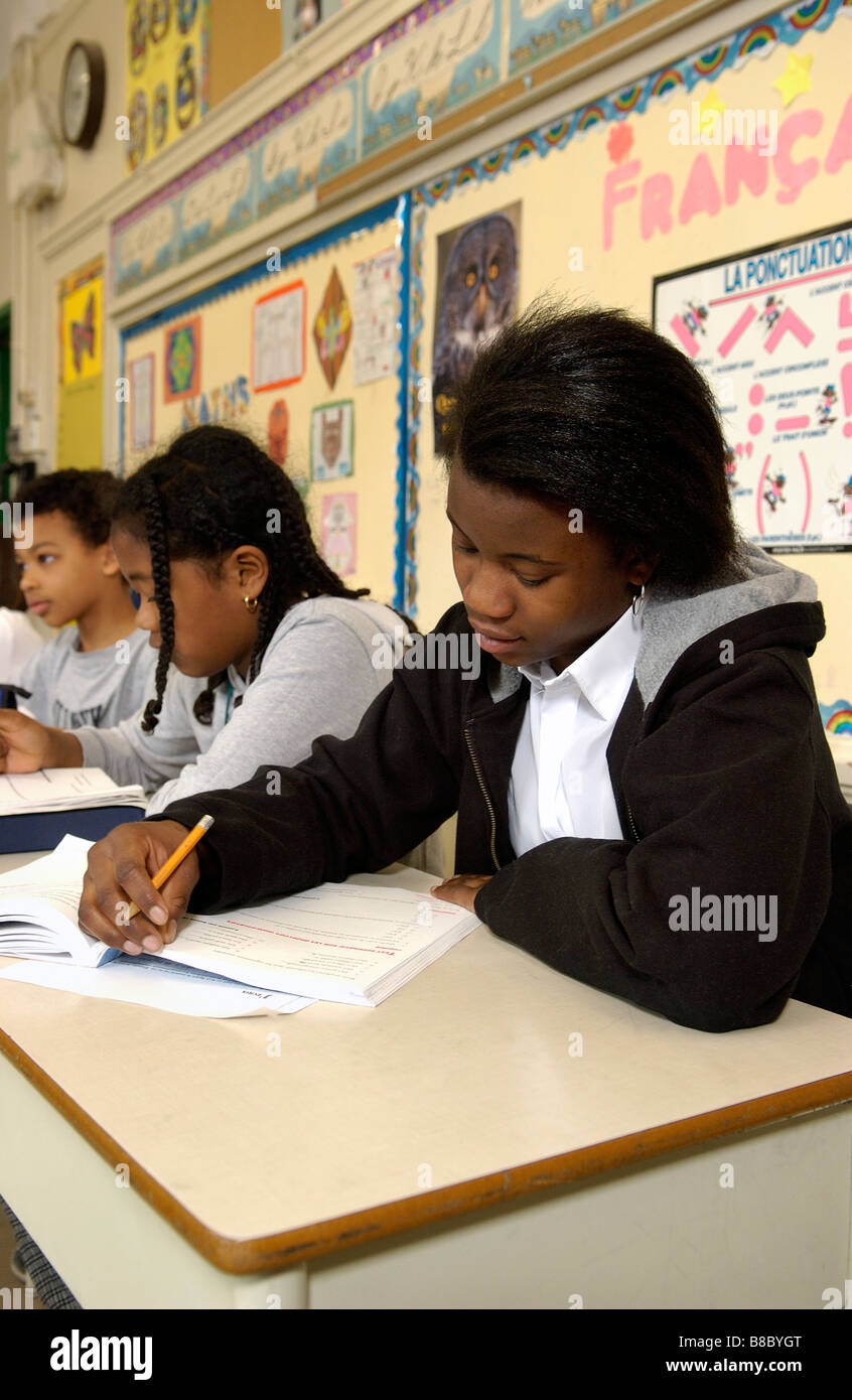 Student Working Class, Toronto,Ontario Stock Photo - Alamy