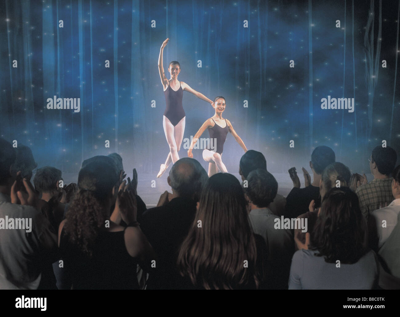 FL5193, Steve Lawrence; Audience Watching Ballet Performance Stock ...