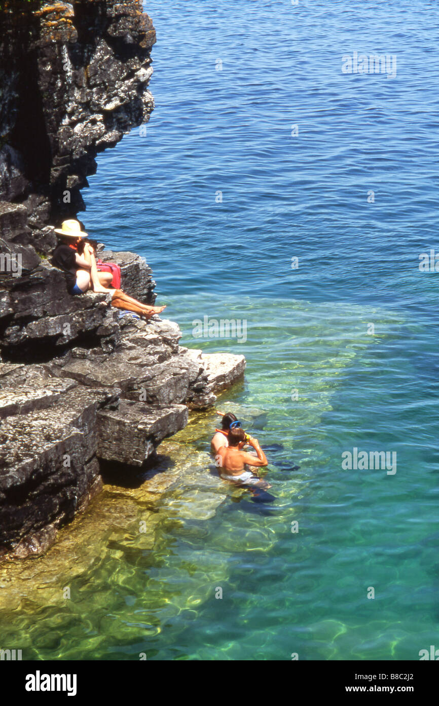 Cyprus Lake National Park, Bruce Peninsula,Ontario Stock Photo - Alamy