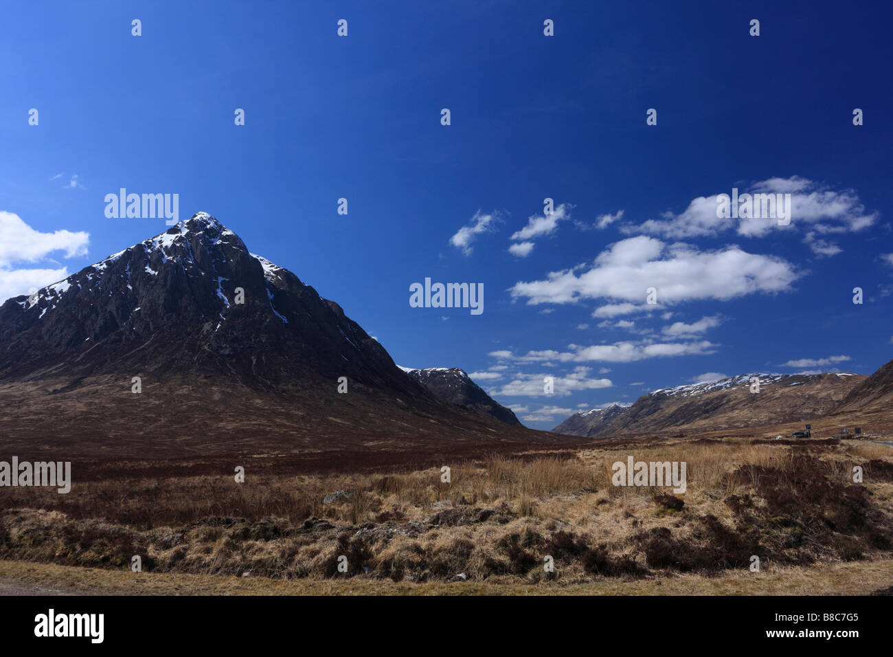 Highland Mountains in Early Spring Stock Photo - Alamy