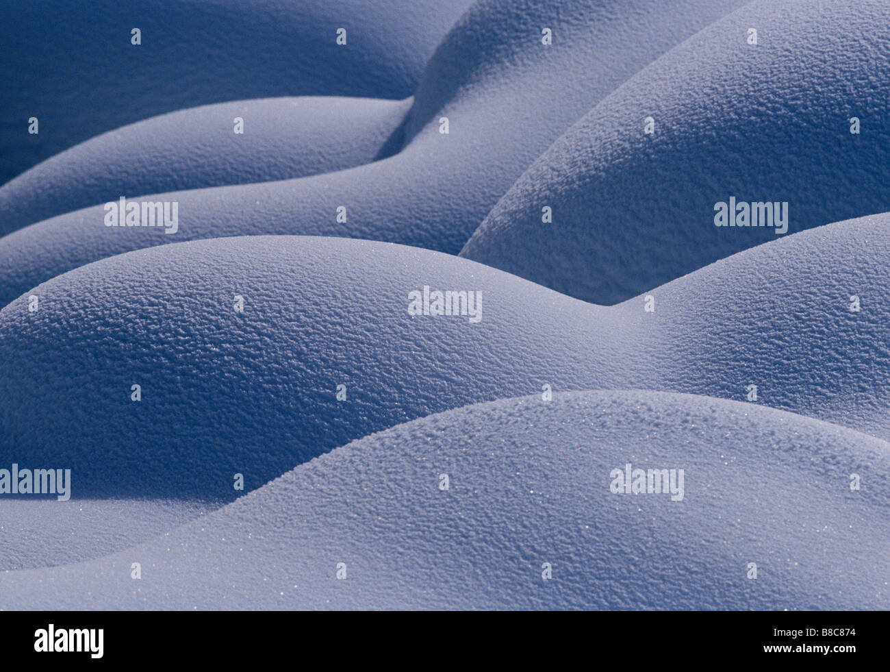SNOW FORMS IN STREAM Stock Photo - Alamy
