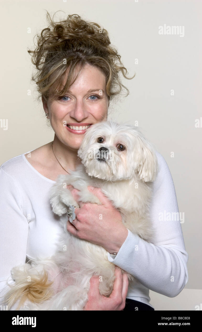 Smiling maltese hi-res stock photography and images - Alamy