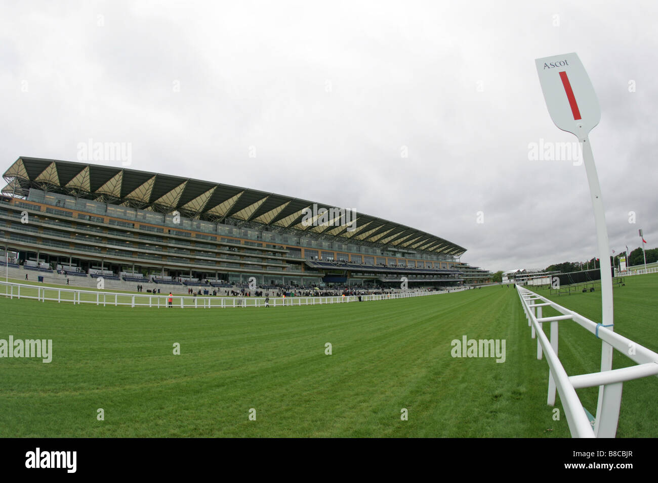 The Grandstand at Ascot Racecourse Stock Photo - Alamy