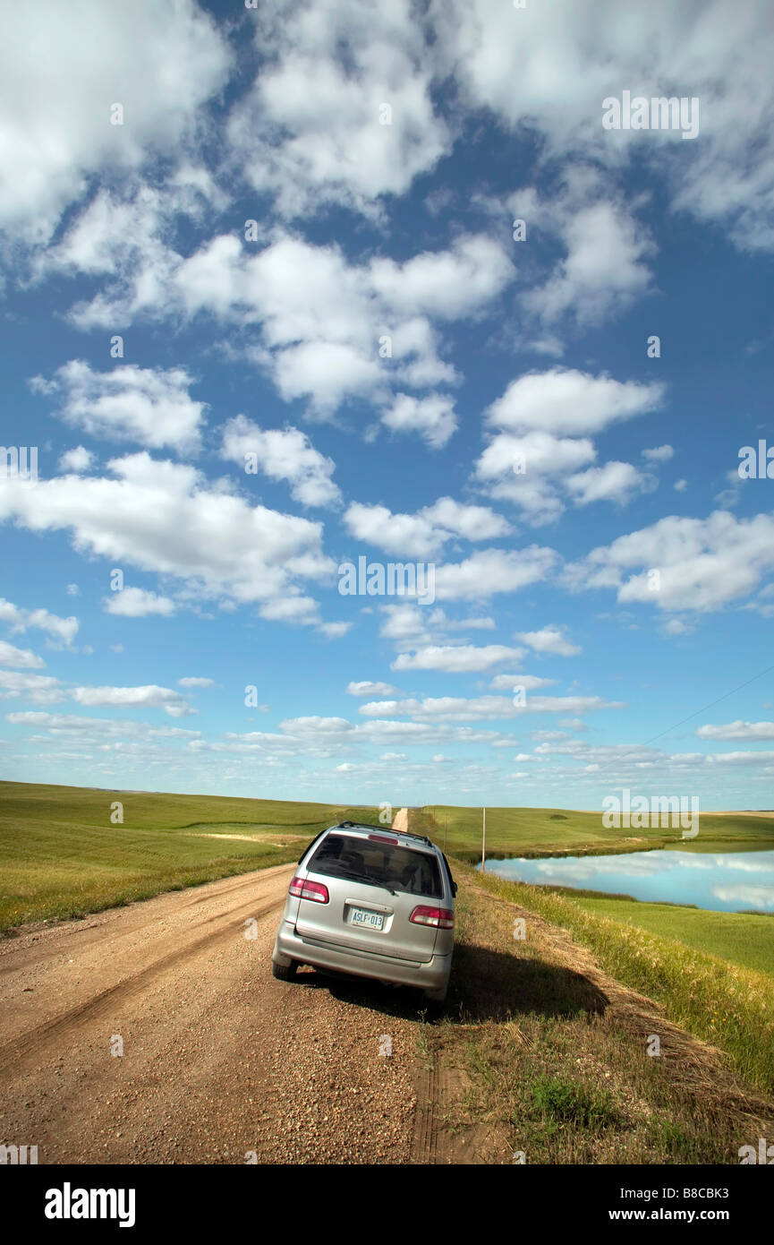 Car Country Road, Saskatchewan Stock Photo - Alamy