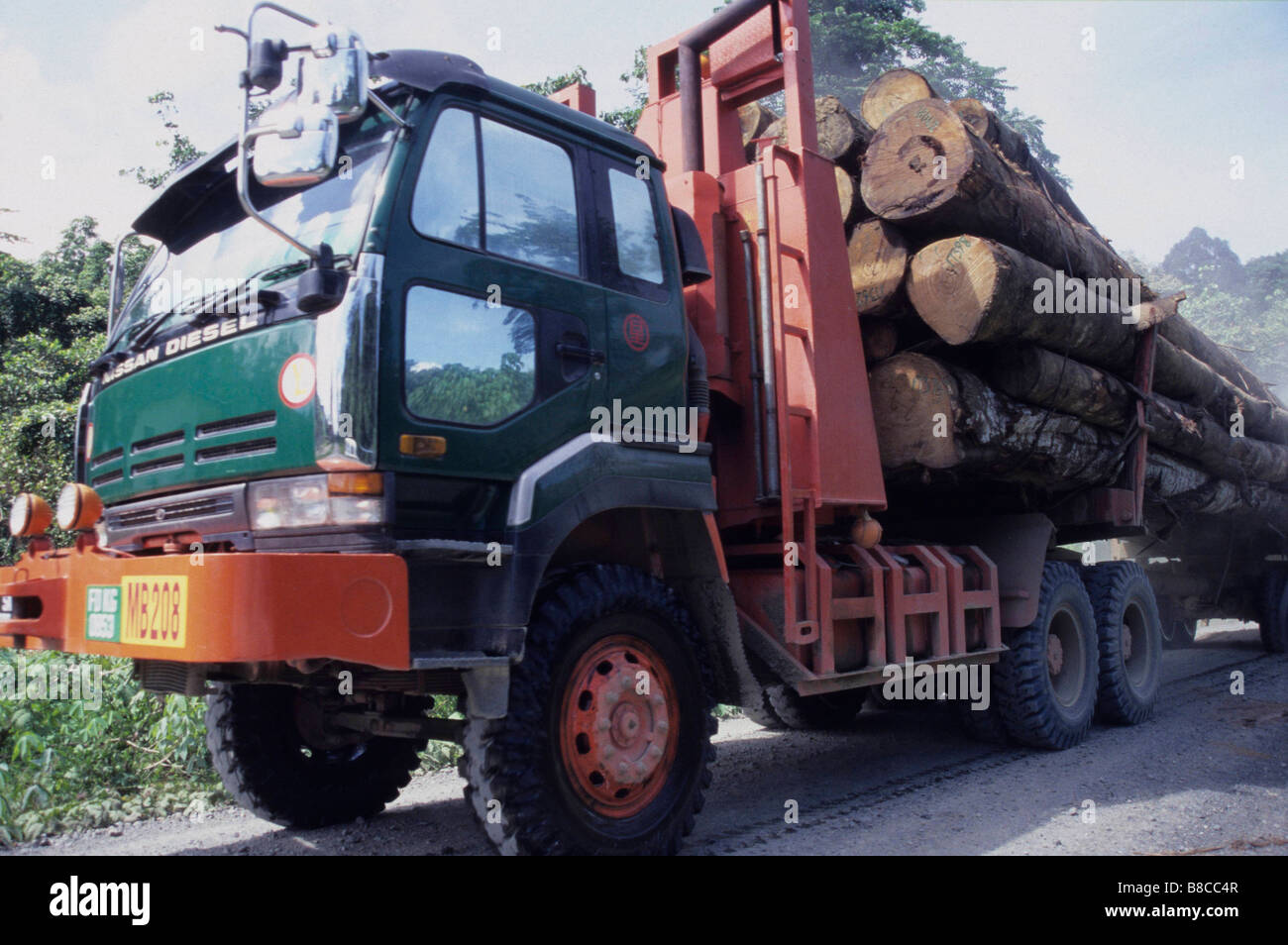 Deforestation logging truck hi-res stock photography and images - Alamy
