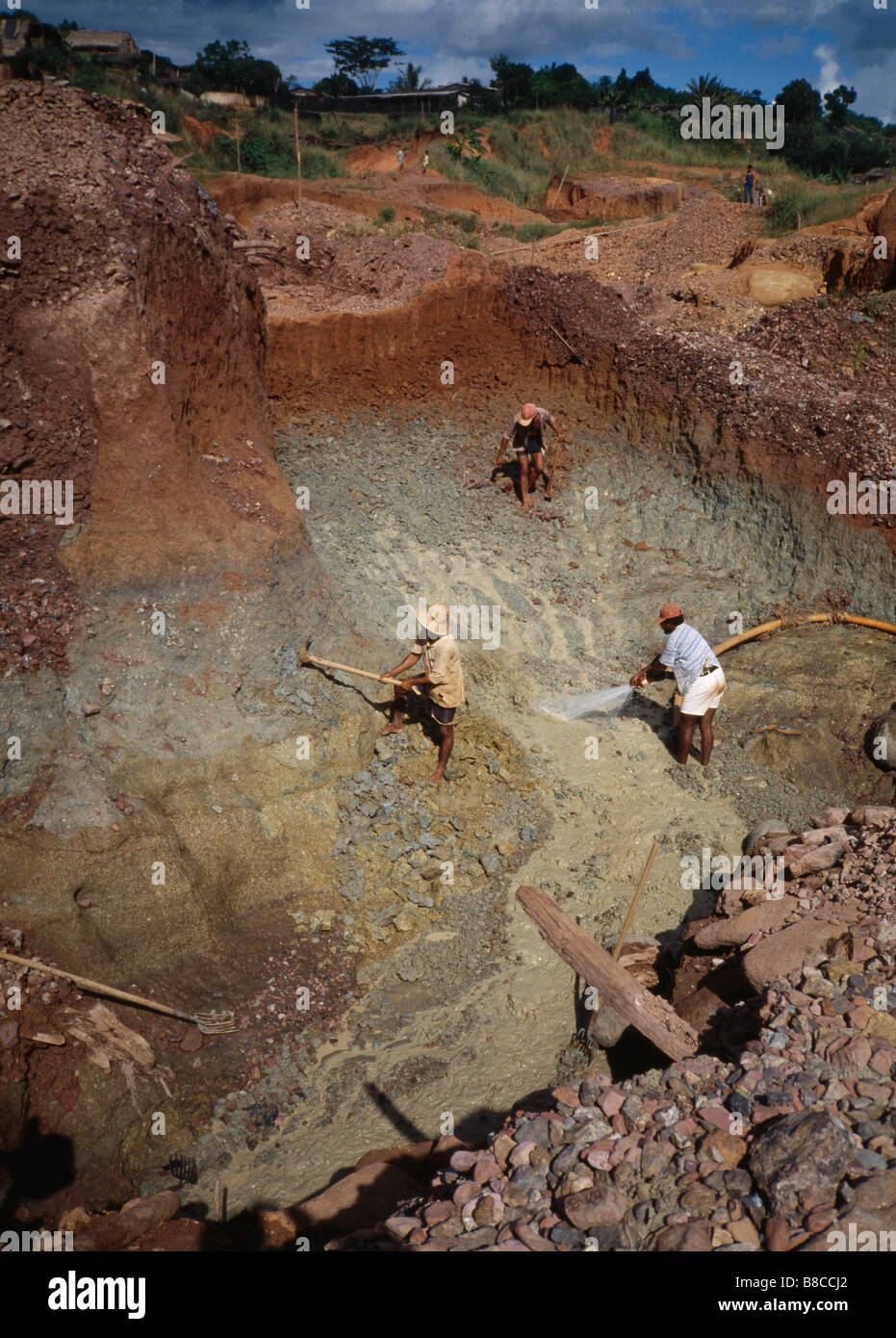 OPEN-CAST GOLD MINE Stock Photo - Alamy