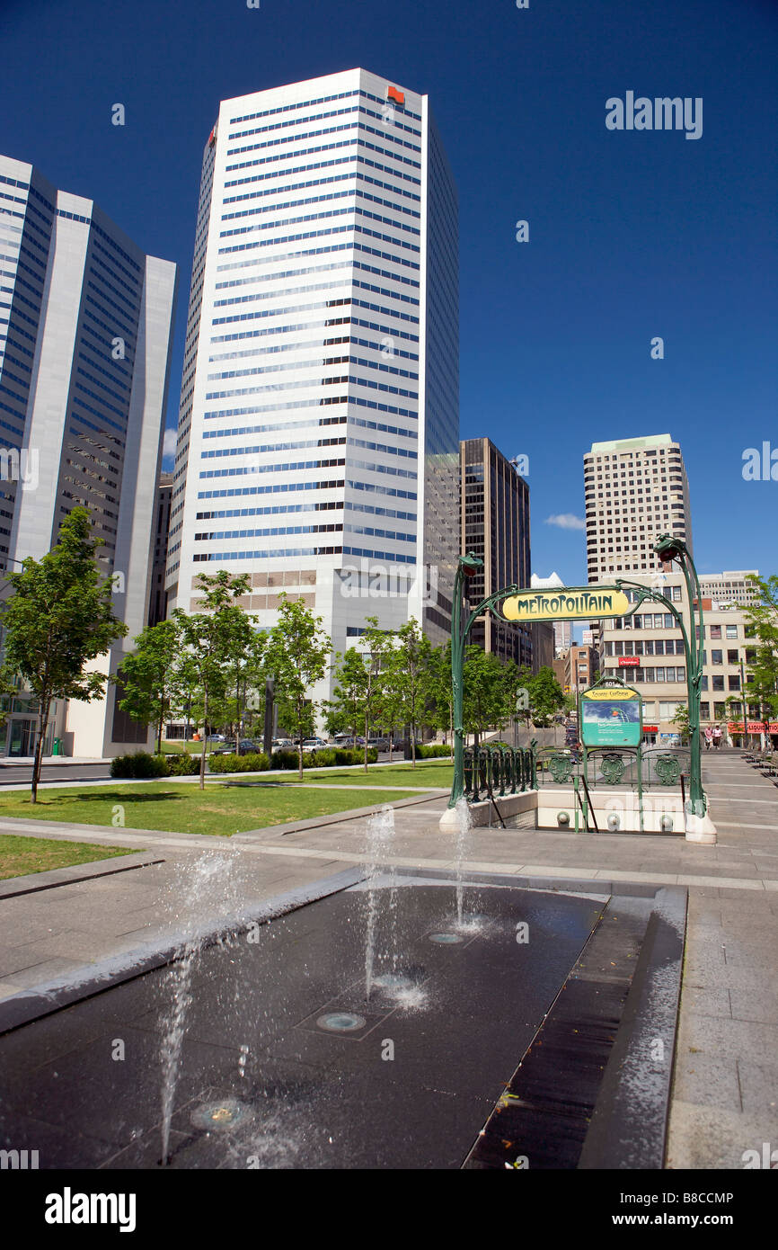 Square Victoria, Montreal, Quebec Stock Photo - Alamy