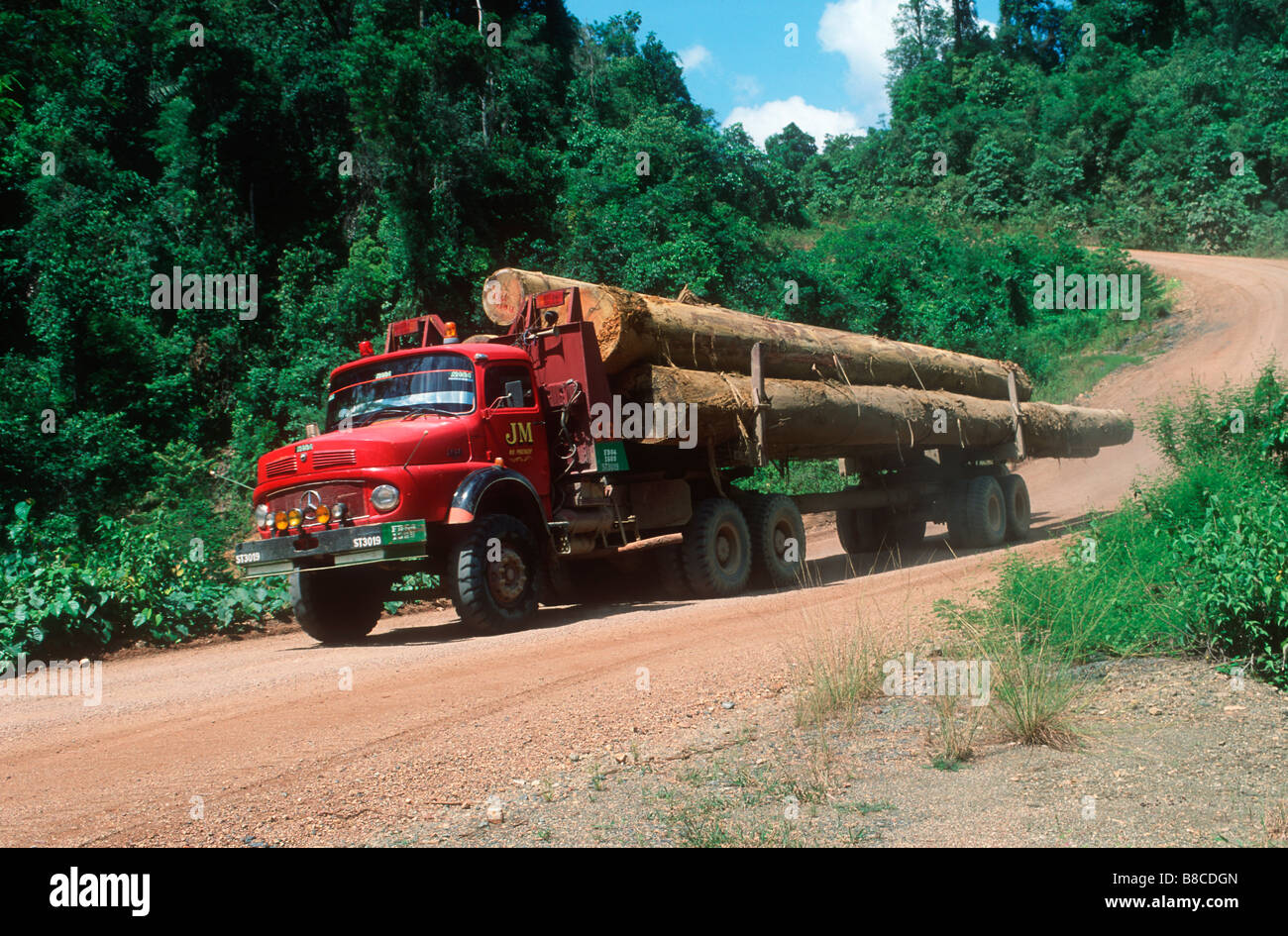 Logging truck malaysia hi-res stock photography and images - Alamy