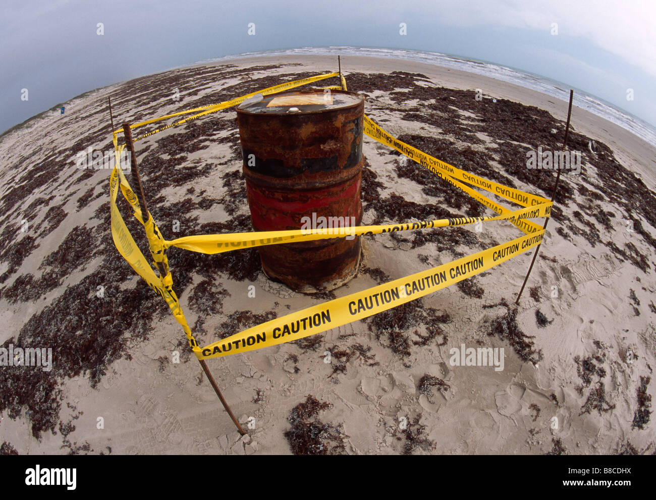 Toxic waste barrel sea hi-res stock photography and images - Alamy