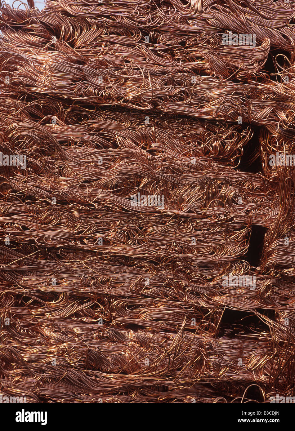 Photography colour image recycle recycled recycling copper metal metals ...